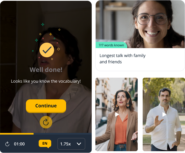 Learn a language. Memrise is authentic, useful & personalised.